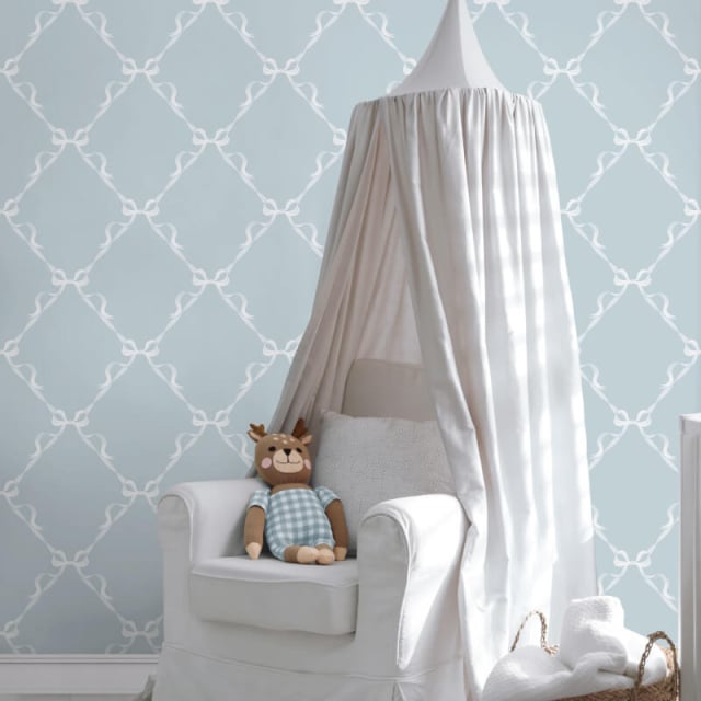 Holden Decor Tied With A Bow Sky Blue Wallpaper - 14030